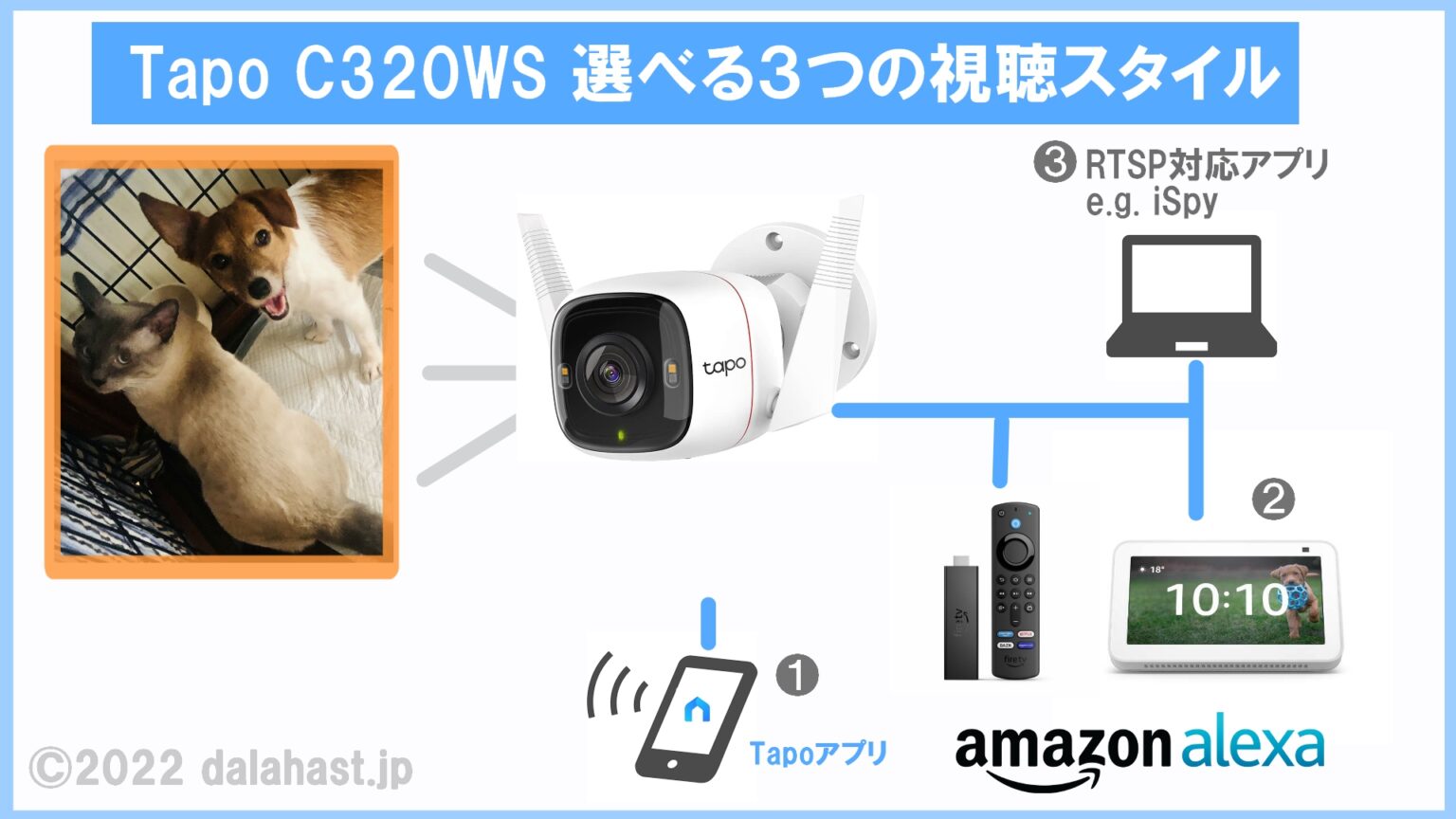 【Tapo C320WSレビュー】高感度センサー＆白色LED搭載で夜でもくっきり！カラーで見守りできる屋外用ネットワークカメラ ...